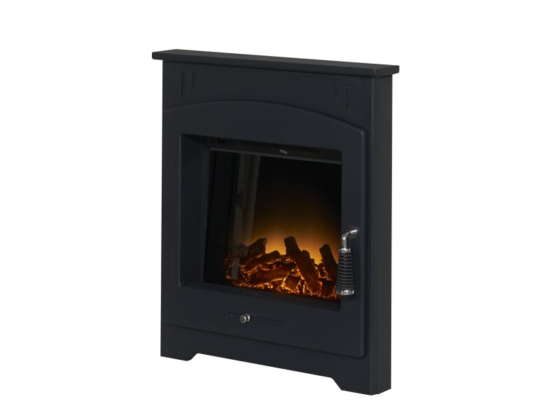 Adam Holston Electric Inset Stove in Black with Remote Control ...